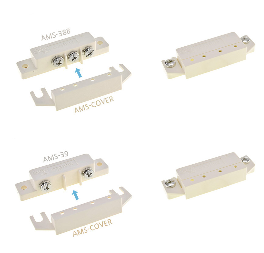 ELECLOUD 일렉클라우드 - AMS-38B NO+NC 암세코 자석스위치 AC 220V용 마그네틱 센서 에어커튼 스위치 ...