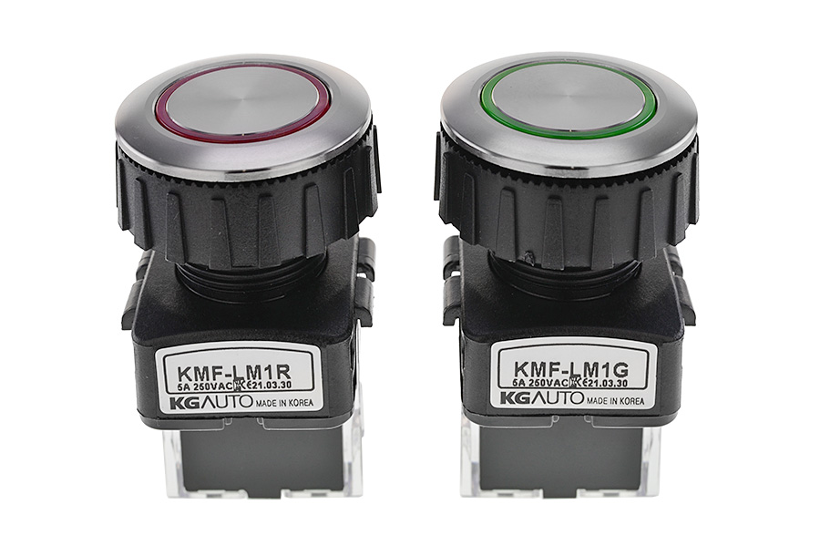 ELECLOUD 일렉클라우드 - KMF-LM1 30파이 메탈 푸시버튼 스위치 Push Button Switch