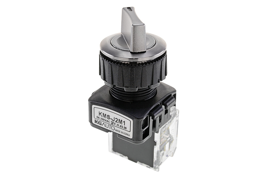 ELECLOUD 일렉클라우드 - KMS-J2M1 25파이 메탈 2단 셀렉터 스위치 Selector Switch